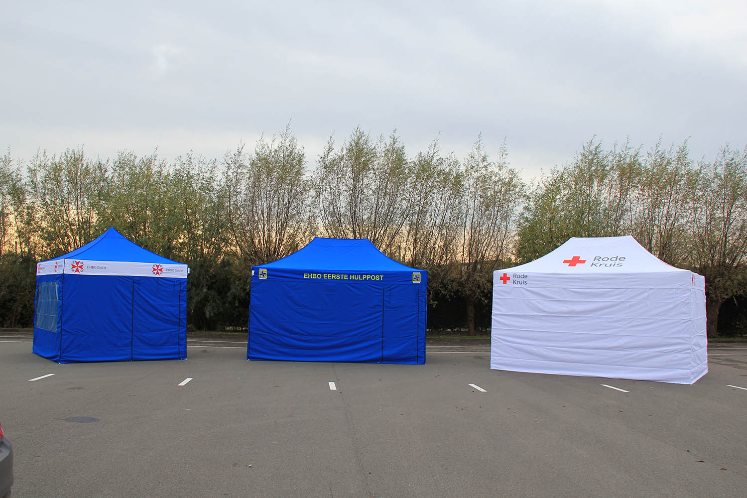 EHBO tent, niet duur en professionele kwaliteit. Bij UPPE