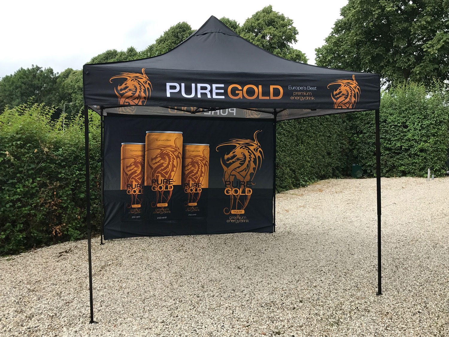 Reclametent van UPPE, voor de beste promotie van uw bedrijf